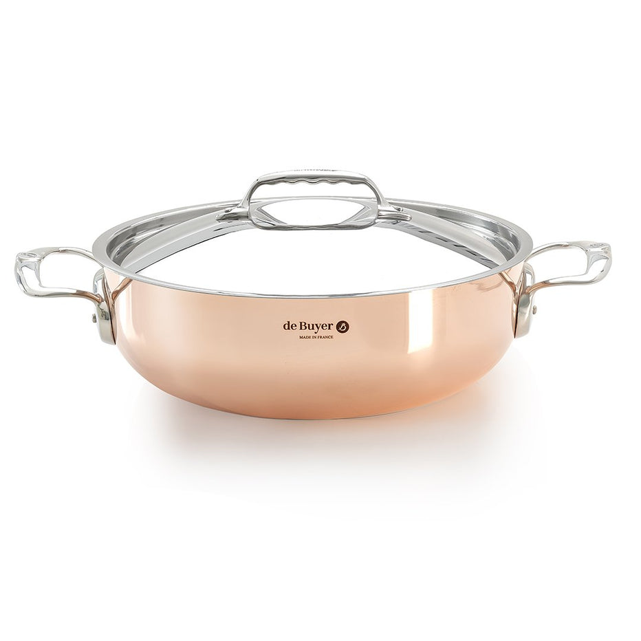 de Buyer PRIMA MATERA Copper Braiser, 5.2 QT | Cantine Française